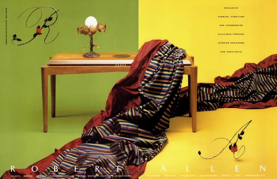 ROBERT ALLEN | Architectural Digest | JUNE 1991