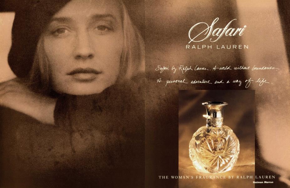 Safari RALPH LAUREN | Architectural Digest | SEPTEMBER 1991