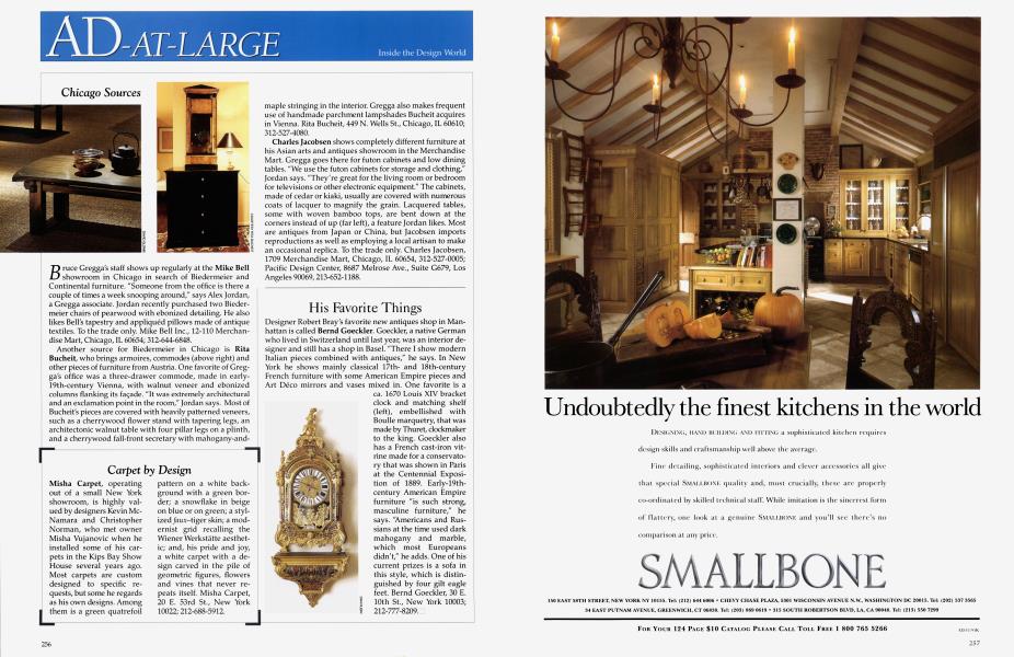 SMALLBONE | Architectural Digest | NOVEMBER 1991