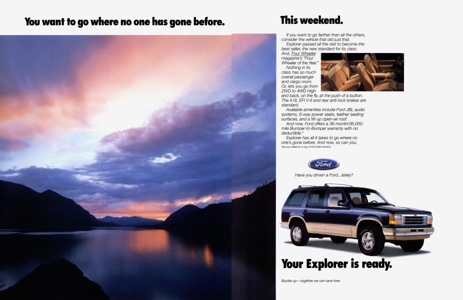 Ford | Architectural Digest | NOVEMBER 1991