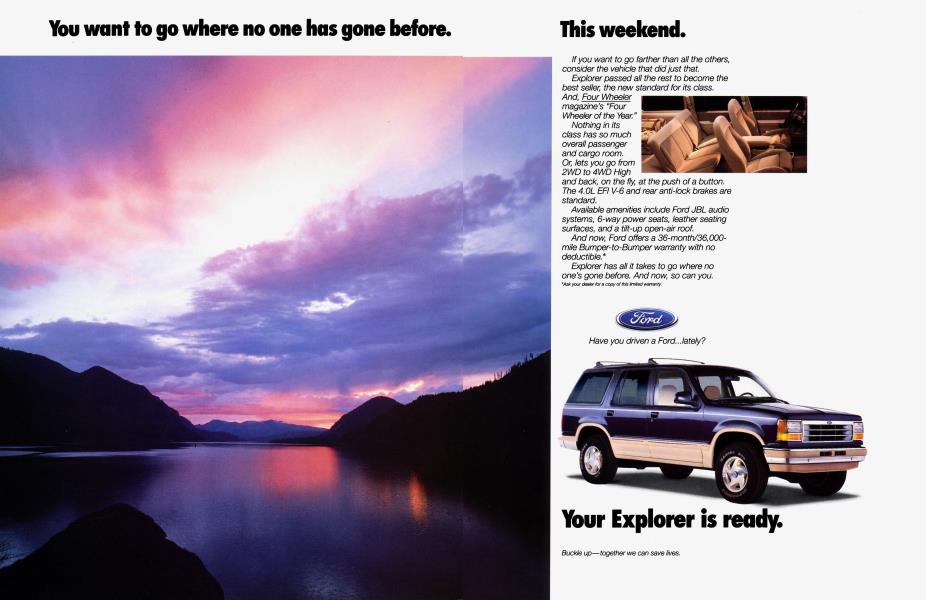 Ford | Architectural Digest | JANUARY 1992