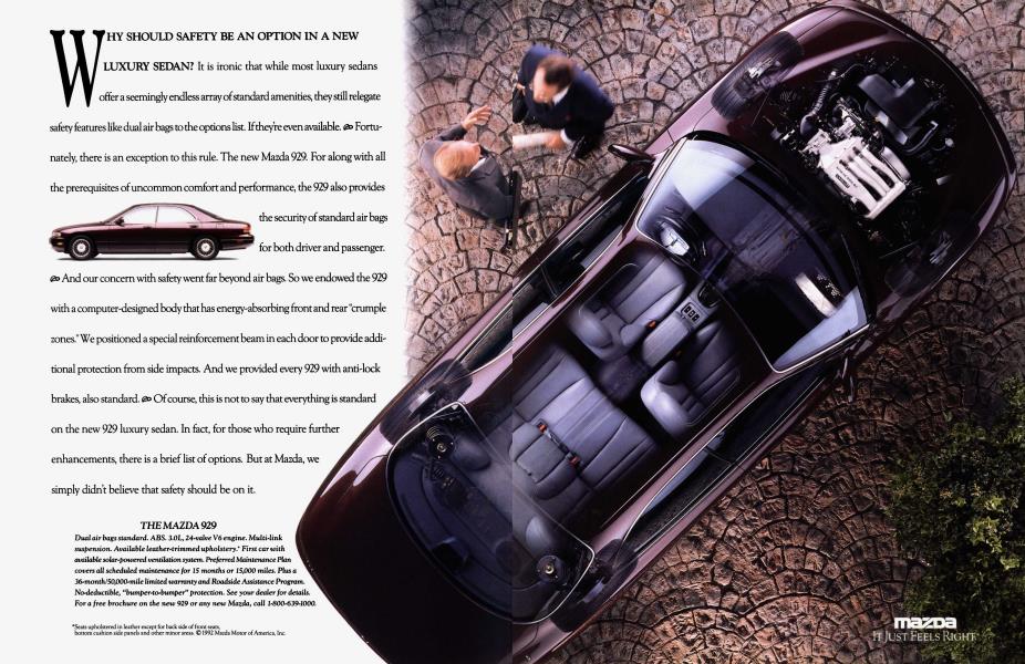 Mazda | Architectural Digest | MAY 1992