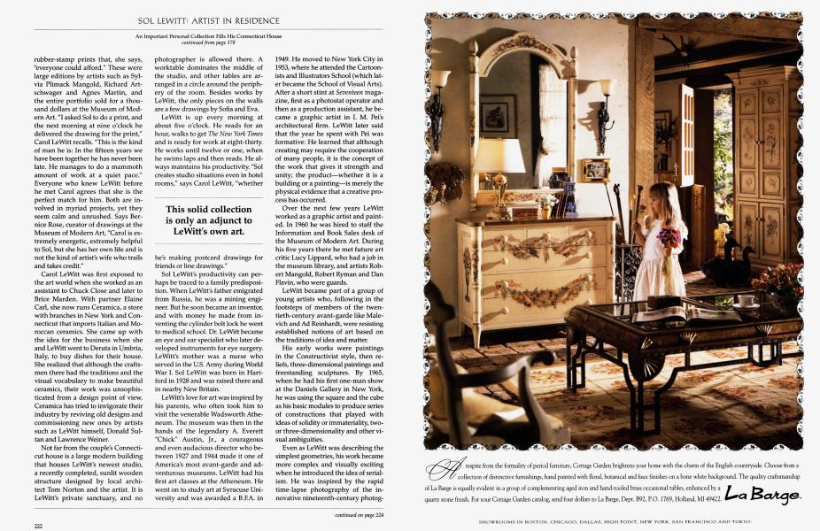 La Barge® | Architectural Digest | OCTOBER 1992