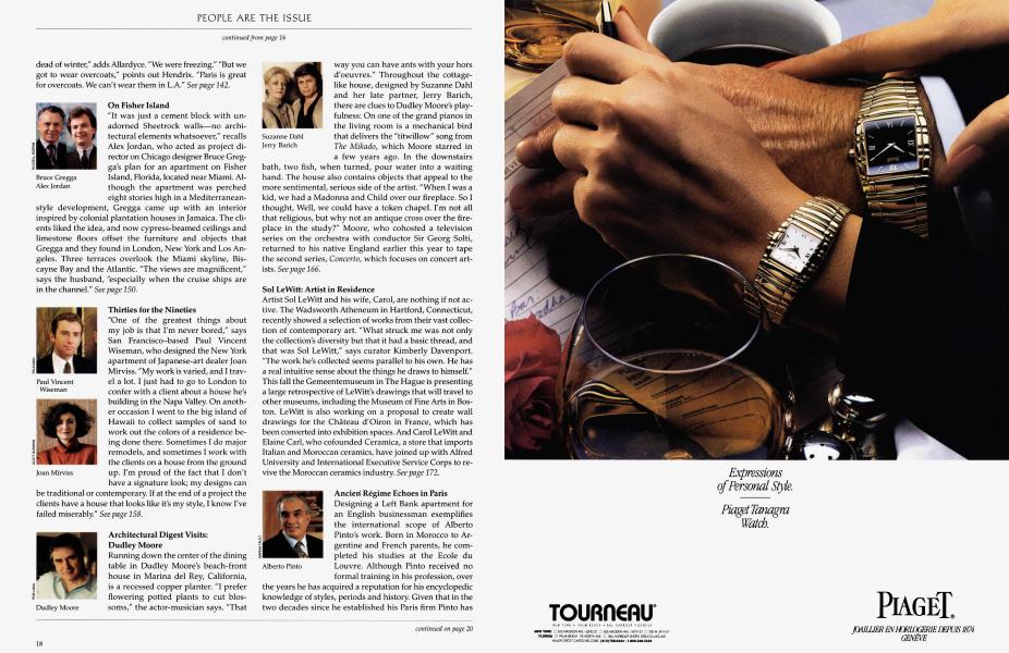 TOURNEAU® | Architectural Digest | OCTOBER 1992
