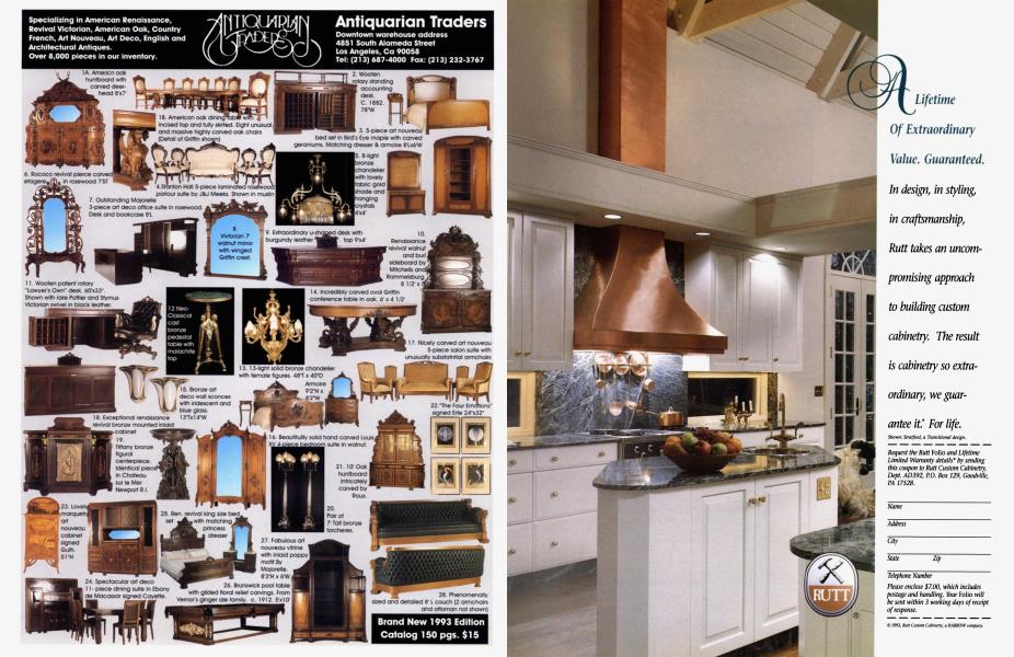 RUTT | Architectural Digest | MARCH 1993