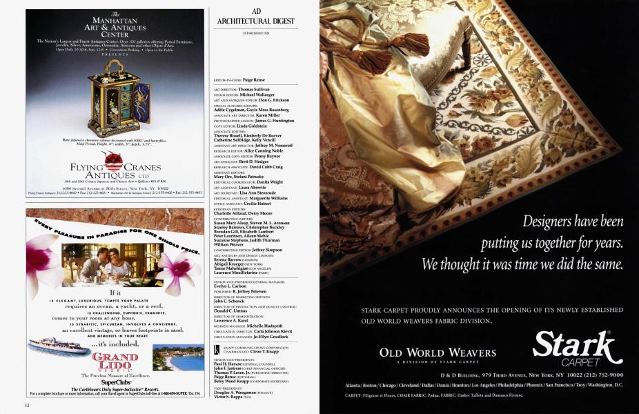 Stark® | Architectural Digest | MARCH 1993