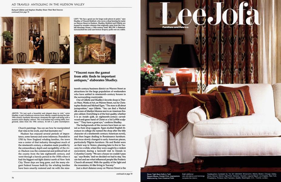 Lee Jofa | Architectural Digest | APRIL 1993