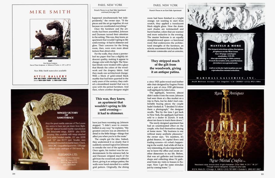 Mike Smith | Architectural Digest | OCTOBER 1993