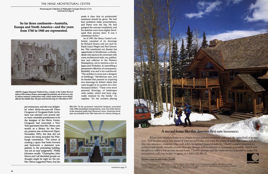 Chubb | Architectural Digest | OCTOBER 1993