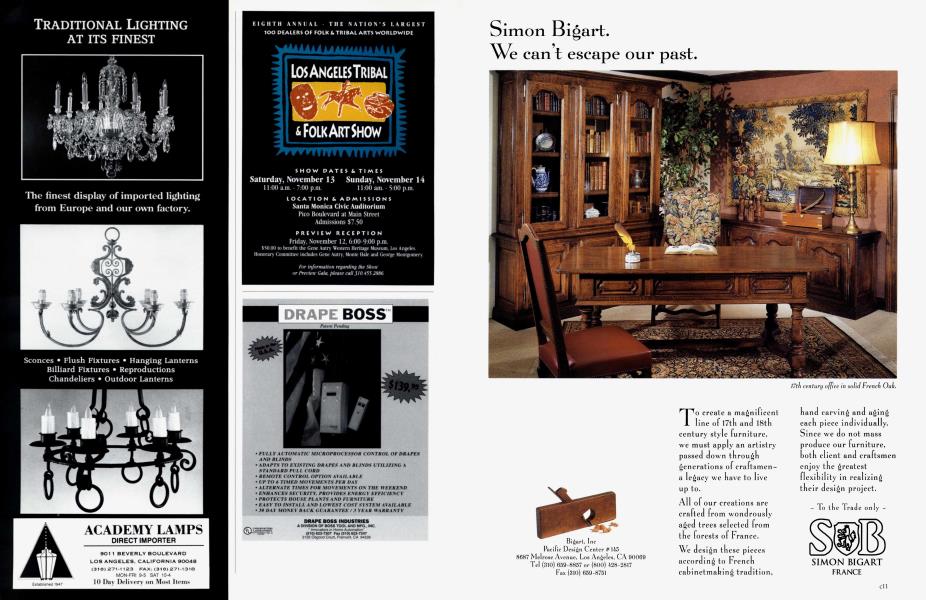 DRAPE BOSS™ | Architectural Digest | NOVEMBER 1993