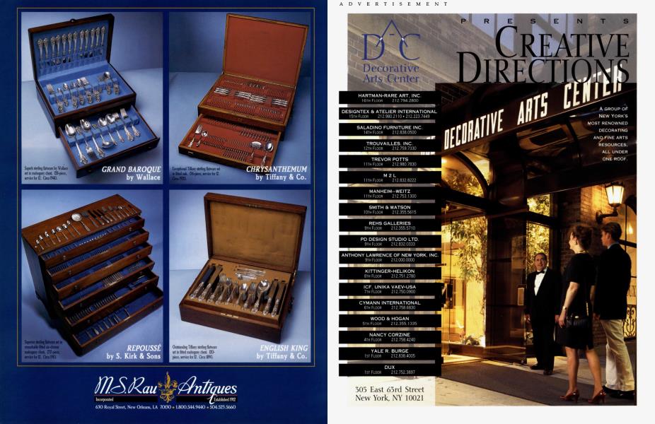 CREATIVE DIRECTION | Architectural Digest | NOVEMBER 1993