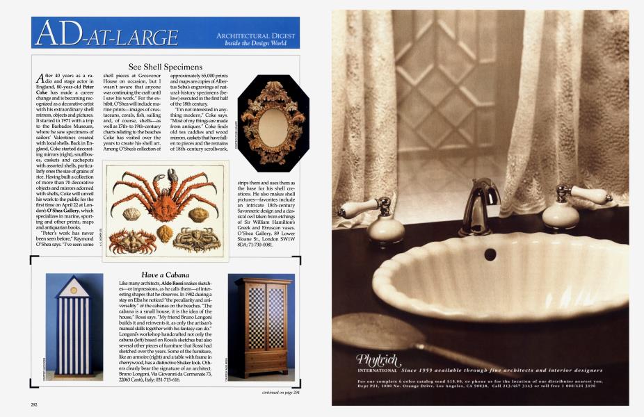 AD-AT-LARGE — ARCHITECTURAL DIGEST Inside the Design World ...