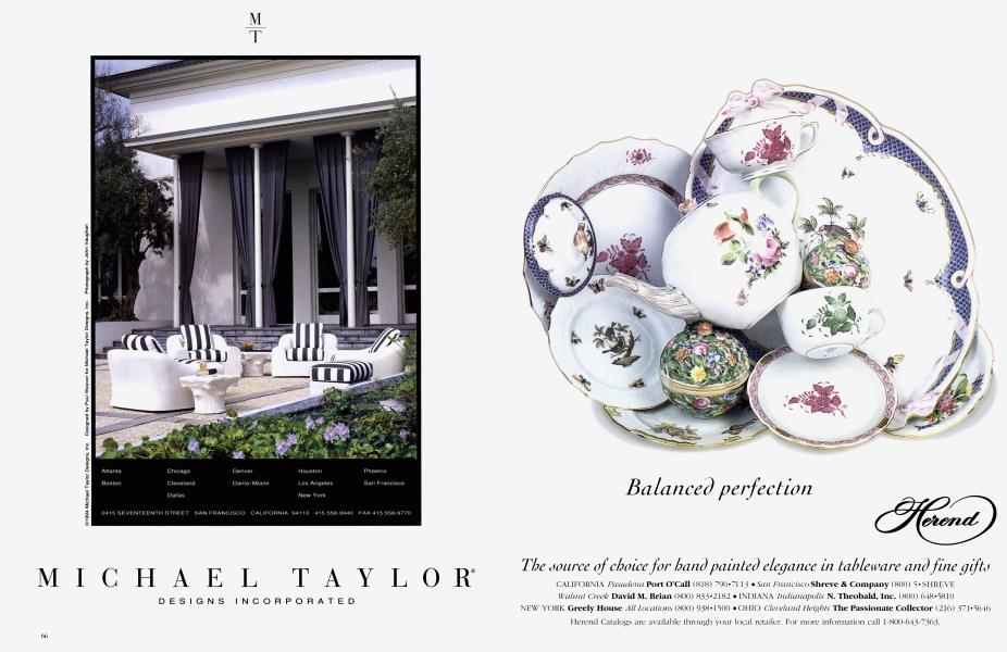 Michael Taylor® | Architectural Digest | APRIL 1994