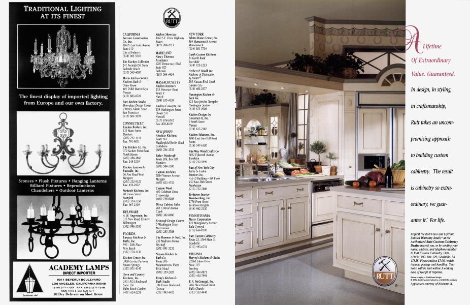 Rutt® | Architectural Digest | APRIL 1994