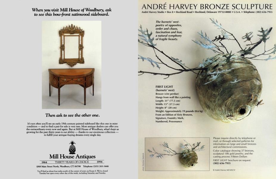 André Harvey Bronze Sculpture | Architectural Digest | MAY 1994