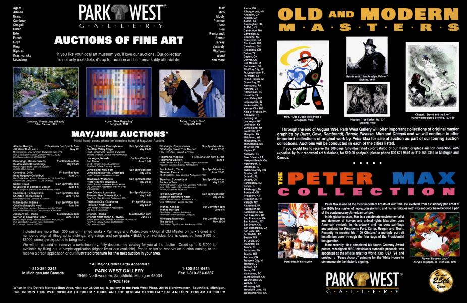 Park West® Gallery | Architectural Digest | JUNE 1994
