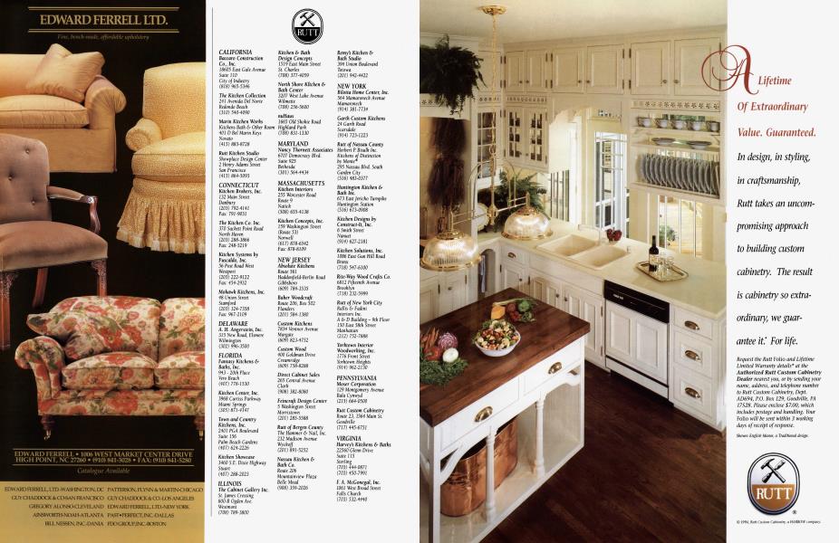 Rutt® | Architectural Digest | JUNE 1994