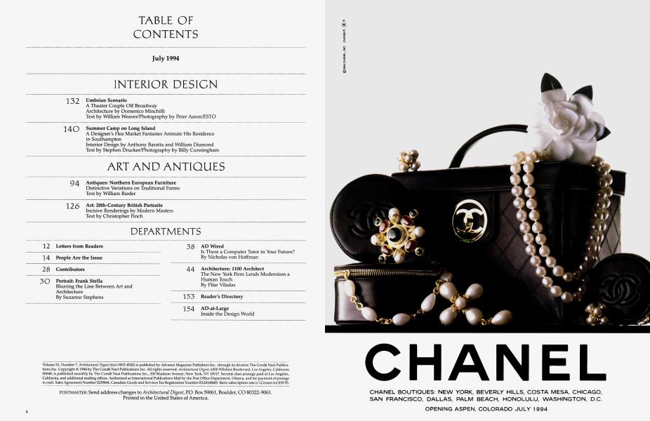 CHANEL | Architectural Digest | JULY 1994