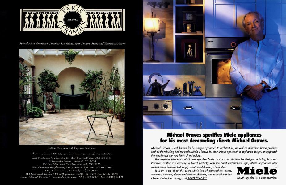 Míele® | Architectural Digest | OCTOBER 1994