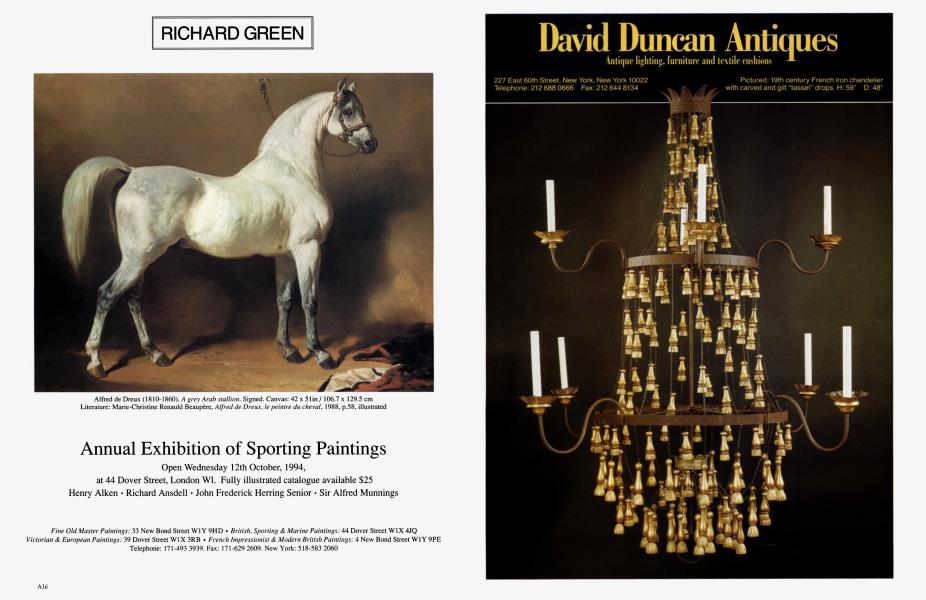 RICHARD GREEN | Architectural Digest | NOVEMBER 1994