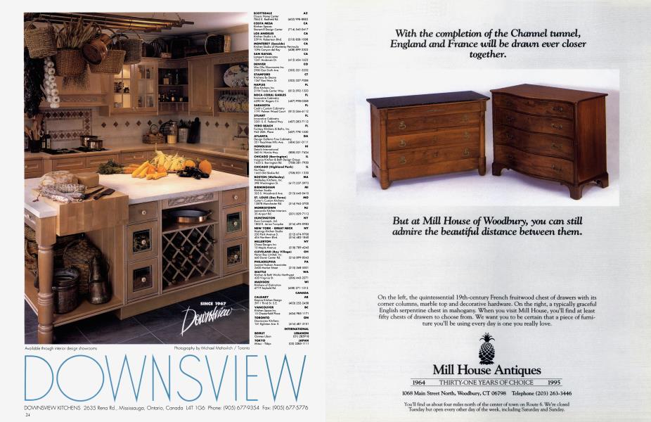 DOWNSVIEW KITCHENS | Architectural Digest | FEBRUARY 1995