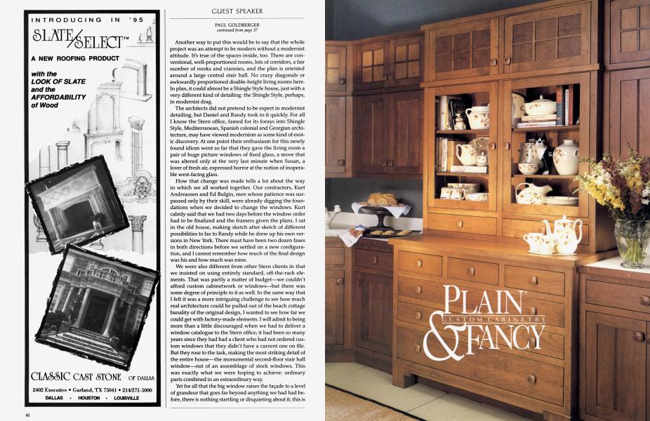 PLAIN & FANCY® | Architectural Digest | FEBRUARY 1995