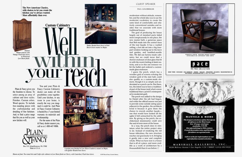THE PACE COLLECTION | Architectural Digest | FEBRUARY 1995