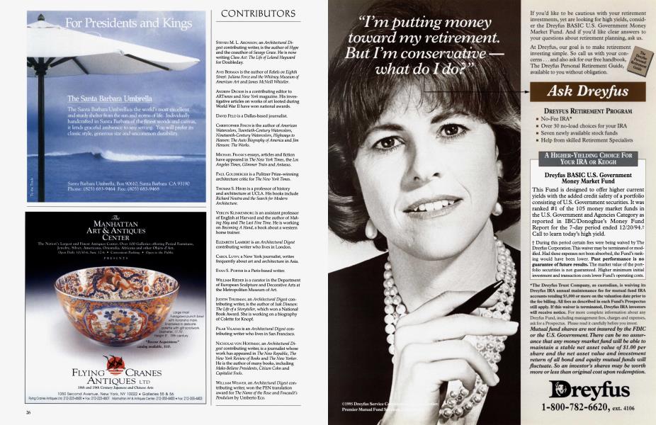 Dreyfus | Architectural Digest | MARCH 1995