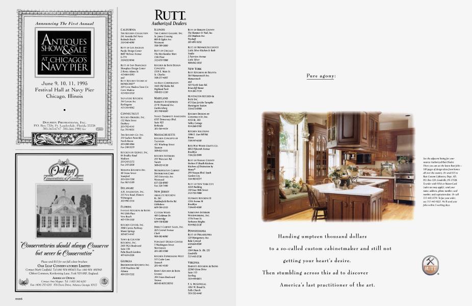 Rutt® | Architectural Digest | MARCH 1995