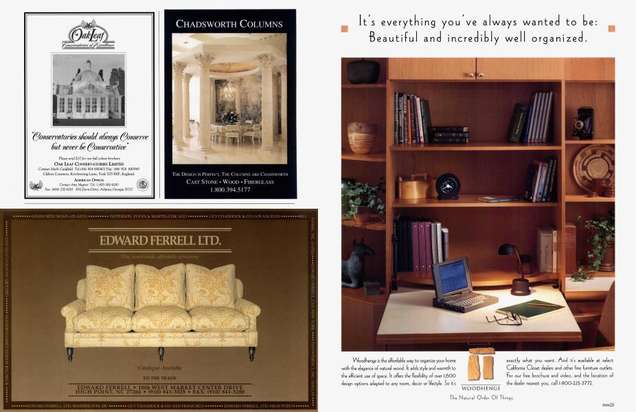 CHADSWORTH COLUMNS | Architectural Digest | MAY 1995