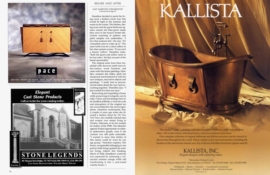 KALLISTA® | Architectural Digest | JUNE 1995