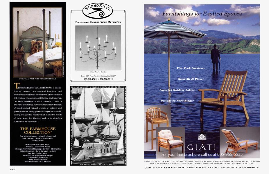 THE FARMHOUSE COLLECTION® | Architectural Digest | JUNE 1995