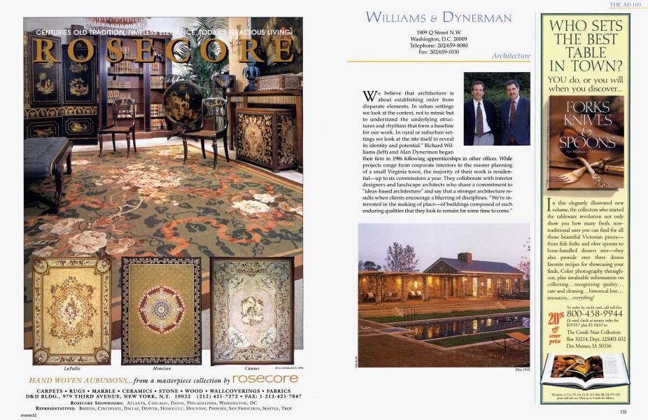 ROSECORE | Architectural Digest | SEPTEMBER 1995