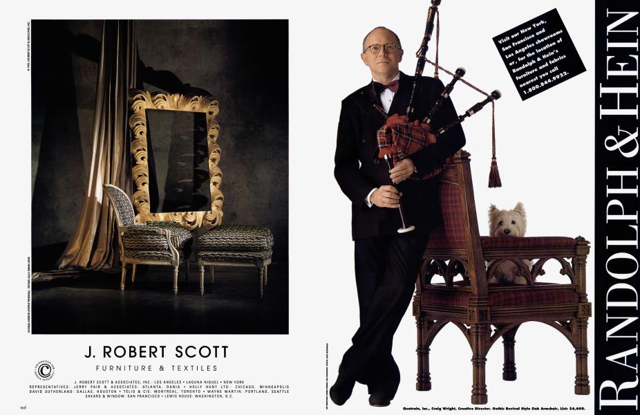 J. ROBERT SCOTT | Architectural Digest | SEPTEMBER 1995