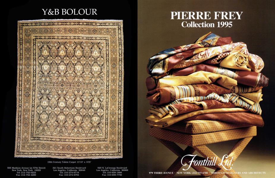 PIERRE FREY | Architectural Digest | SEPTEMBER 1995