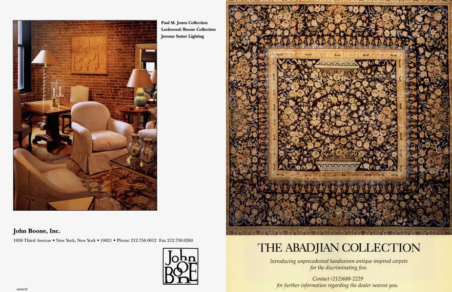 John Boone, Inc. | Architectural Digest | SEPTEMBER 1995