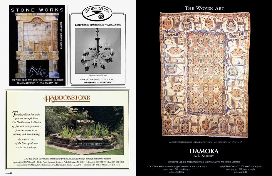 HADDONSTONE | Architectural Digest | SEPTEMBER 1995