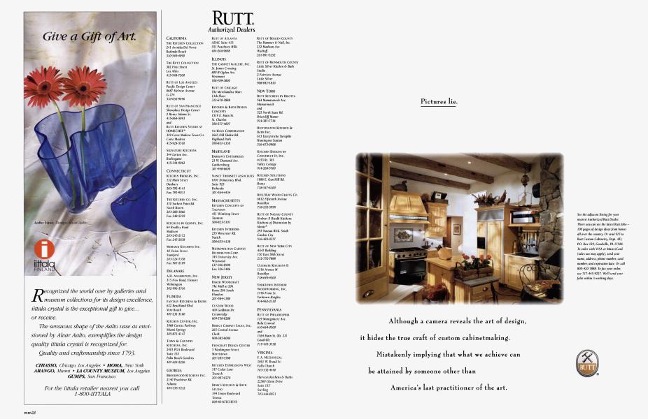 RUTT® | Architectural Digest | NOVEMBER 1995