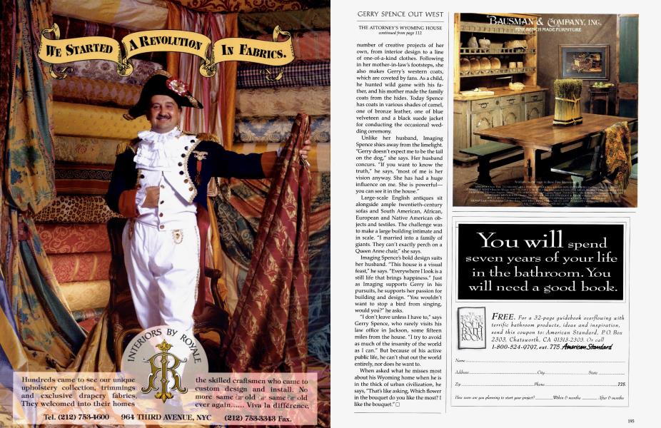 American Standard | Architectural Digest | DECEMBER 1995