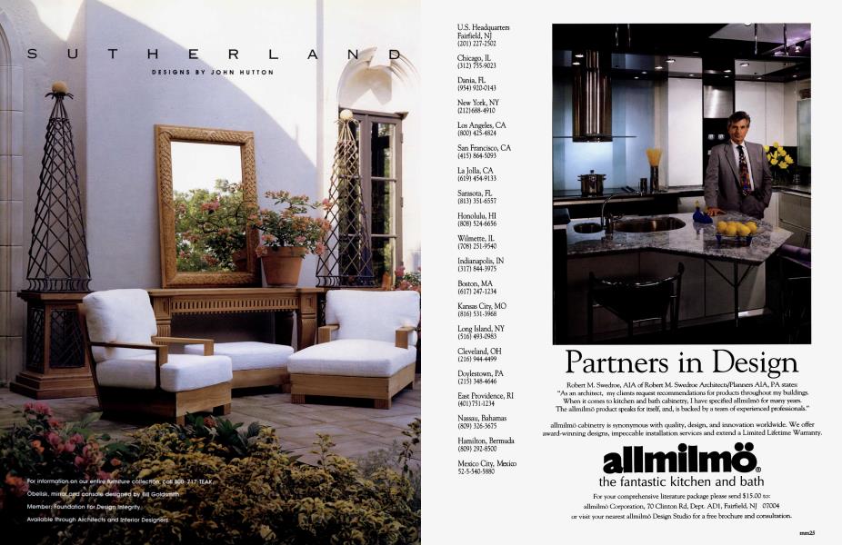 SUTHERLAND | Architectural Digest | FEBRUARY 1996