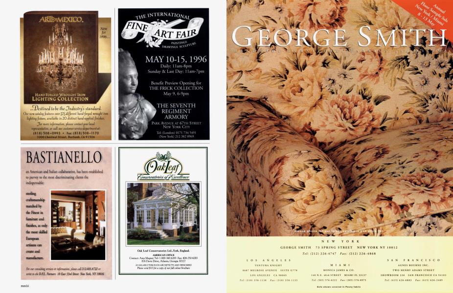 George Smith | Architectural Digest | MAY 1996