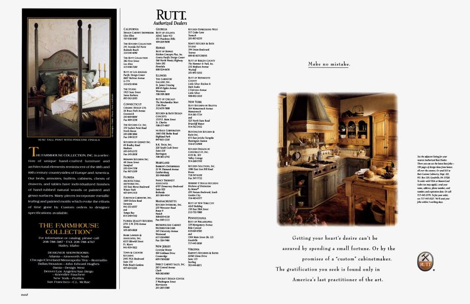 THE FARMHOUSE COLLECTION® | Architectural Digest | JUNE 1996