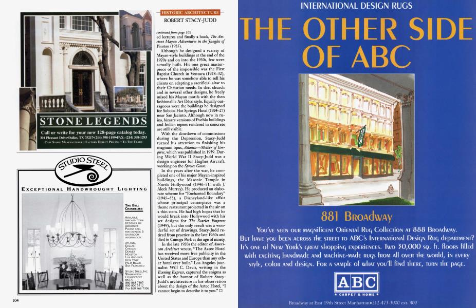ABC | Architectural Digest | OCTOBER 1996