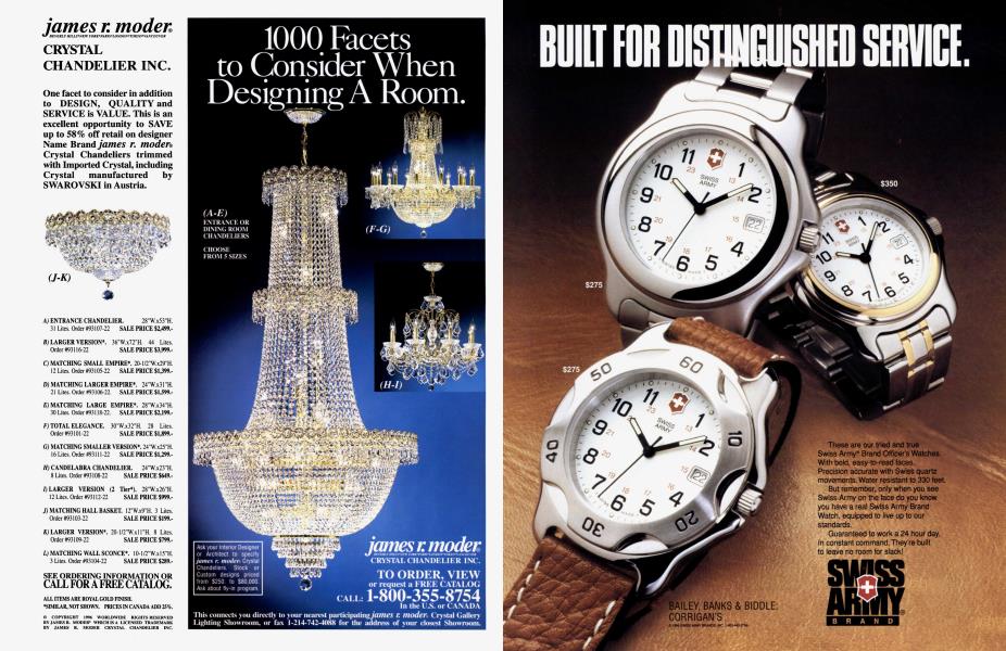 James R. Moder® | Architectural Digest | NOVEMBER 1996