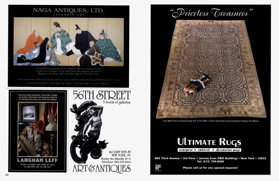 Ultimate Rugs | Architectural Digest | NOVEMBER 1996