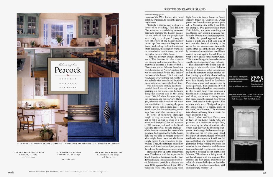 STONE MAGIC | Architectural Digest | FEBRUARY 1997