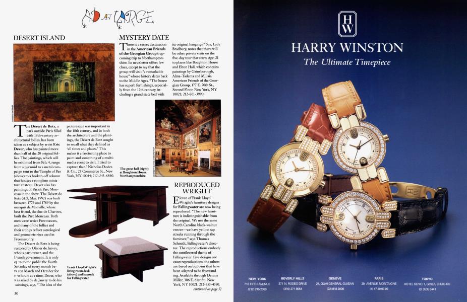 HARRY WINSTON | Architectural Digest | FEBRUARY 1997
