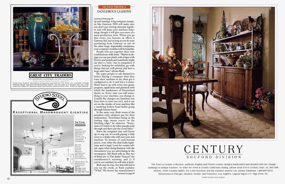 STUDIO STEEL | Architectural Digest | FEBRUARY 1997