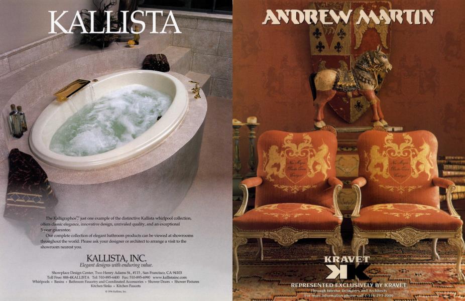 KALLISTA® | Architectural Digest | MARCH 1997