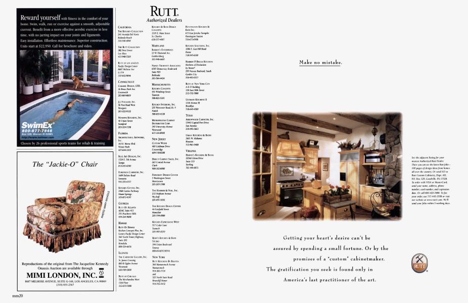 Rutt® | Architectural Digest | APRIL 1997